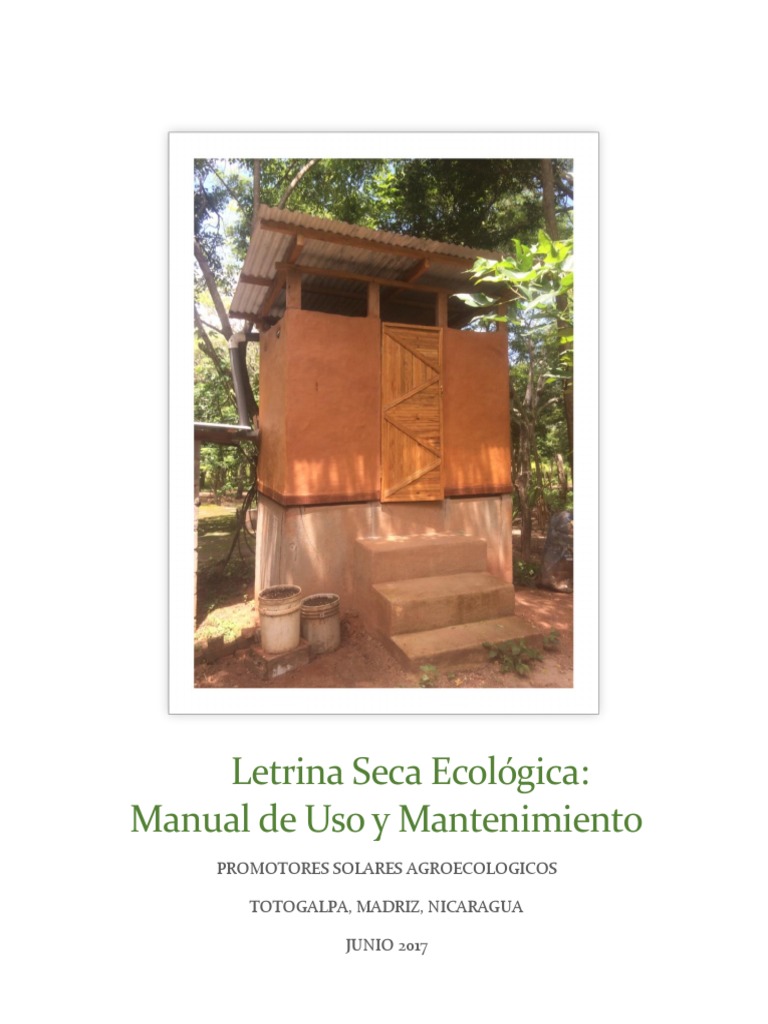 Letrina Seca Manual+Mantenimiento+y+Uso | PDF | Letrina | Orina