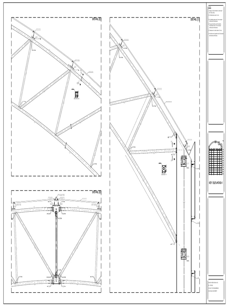 Steel Arch Truss Details | PDF | Industrial Processes | Building Materials