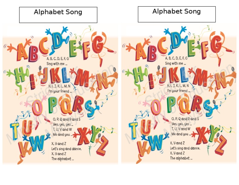 Alphabet Song | PDF