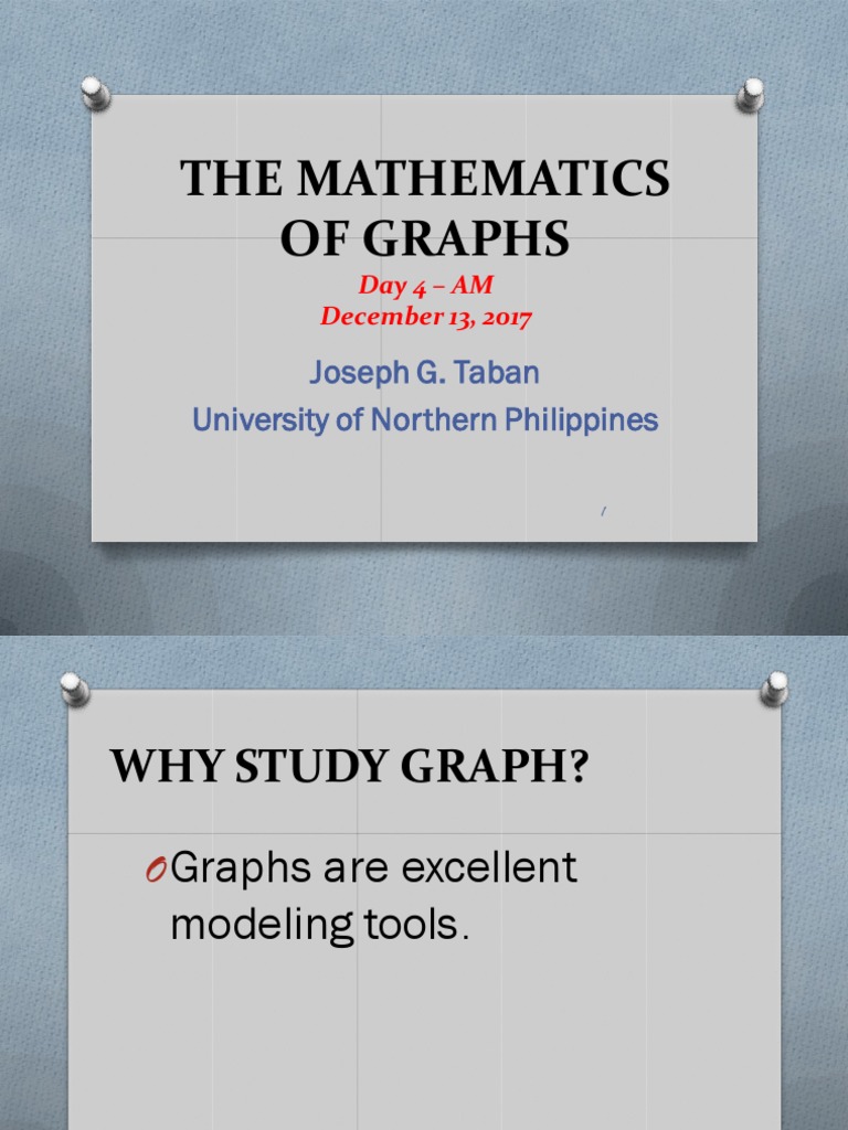 Elective 4 The Mathematics of Graphs | PDF | Vertex (Graph Theory) | Theoretical Computer Science