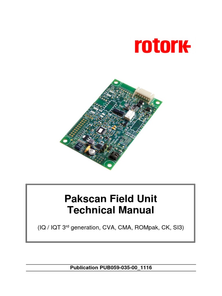 Pub059-035!00!1116 (Pakscan FCU (Field Control Unit) Technical Manual ...