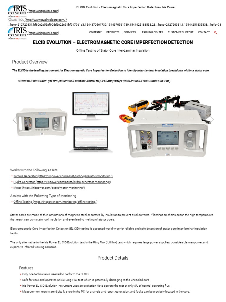 ELCID Evolution - Electromagnetic Core Imperfection Detection | PDF ...