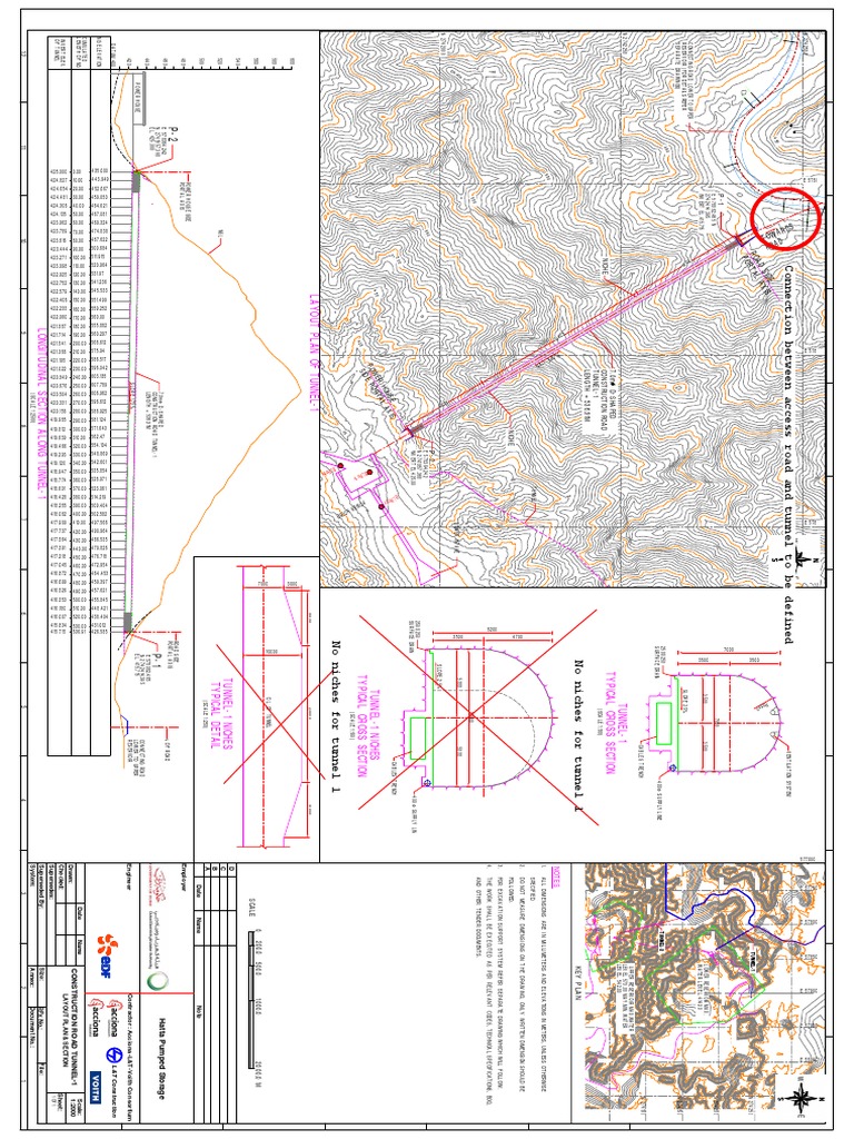 Layout Plan and Section t1 SH 1 | PDF