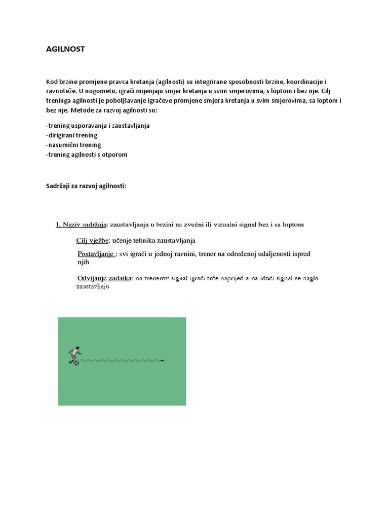 Agilnost I Vezbe Za Razvoj Agilnosti - Teorija I Vezbe Uz Detaljnije ...