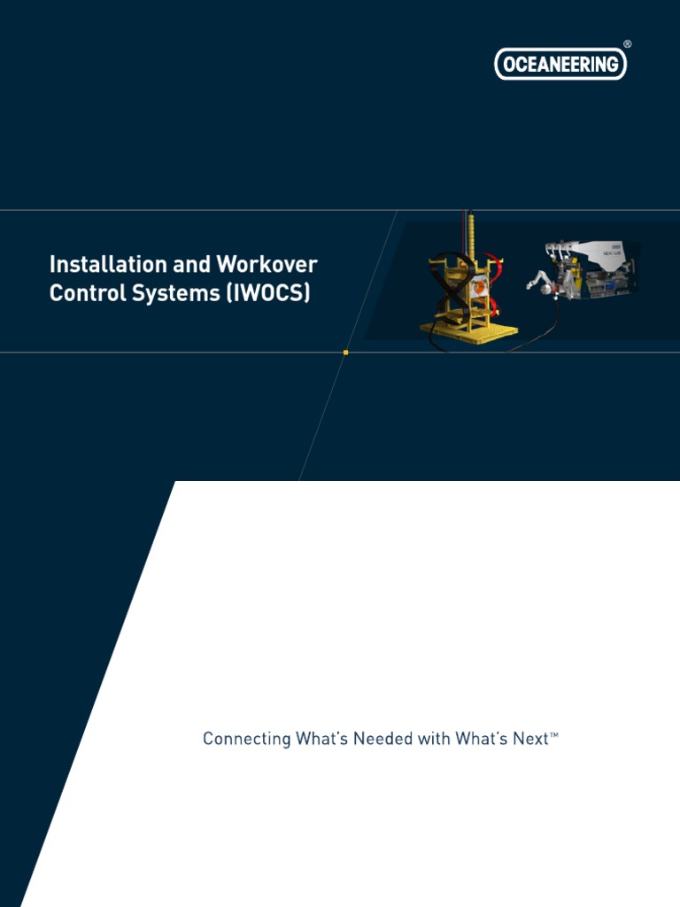 IWOCS Brochure Landscape A4 | PDF | Subsea (Technology) | Nature