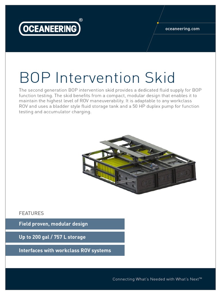 ST&R BOP Intervention Skid (Gen 2) | PDF