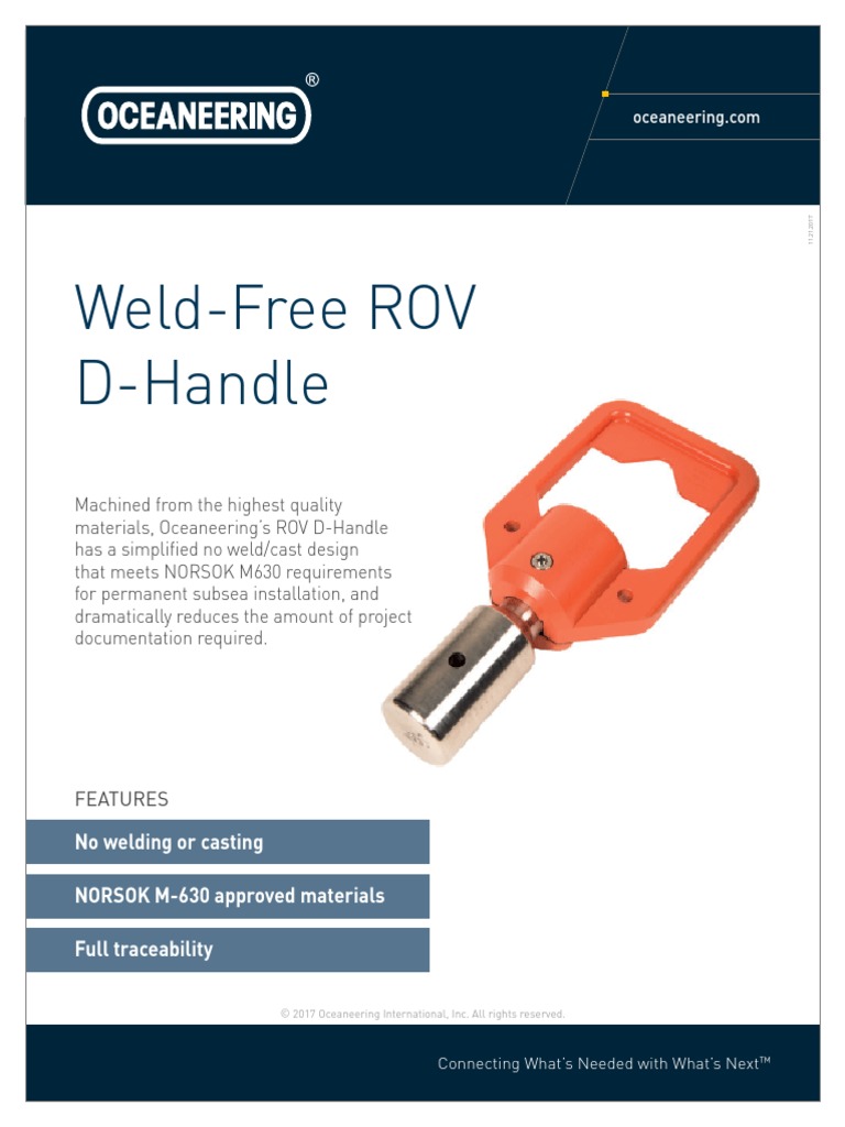 ROT Weld Free ROV D Handle | PDF