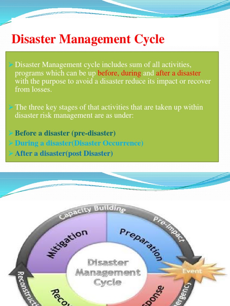 Disaster Managment Cycle | PDF | Social Science