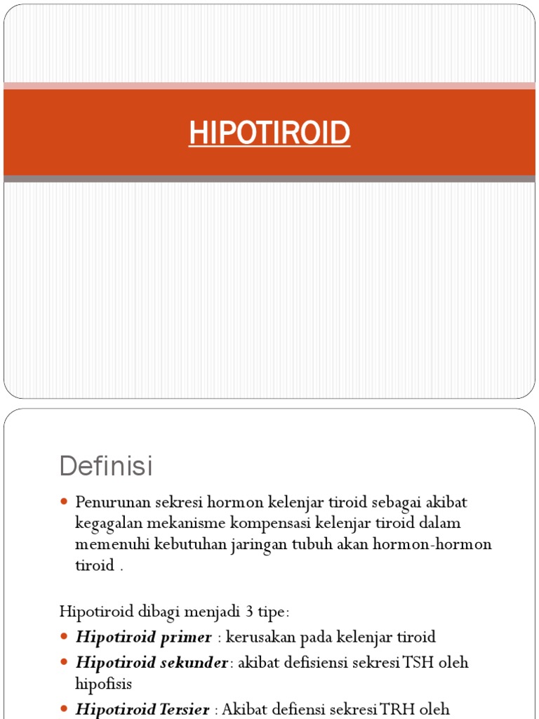 Panduan Lengkap Hipotiroidisme | PDF