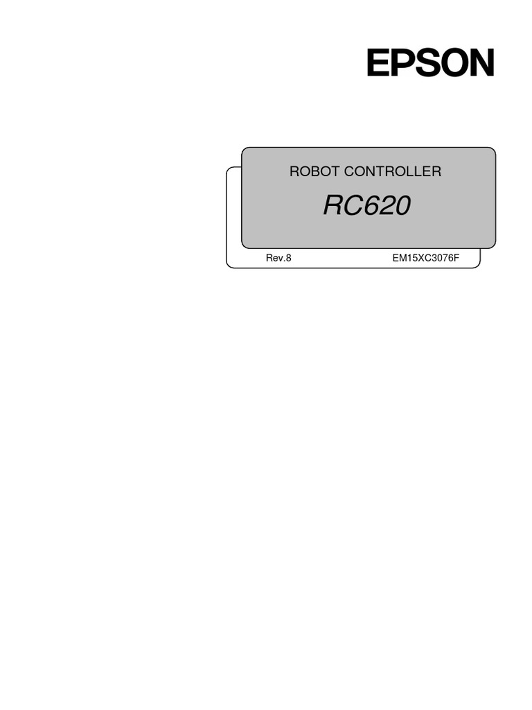 Epson RC620 RC620+ Controller Manual (Revision 8) | PDF | Switch ...