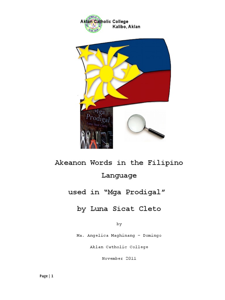 Descripted Research | PDF | Tagalog Language | Word