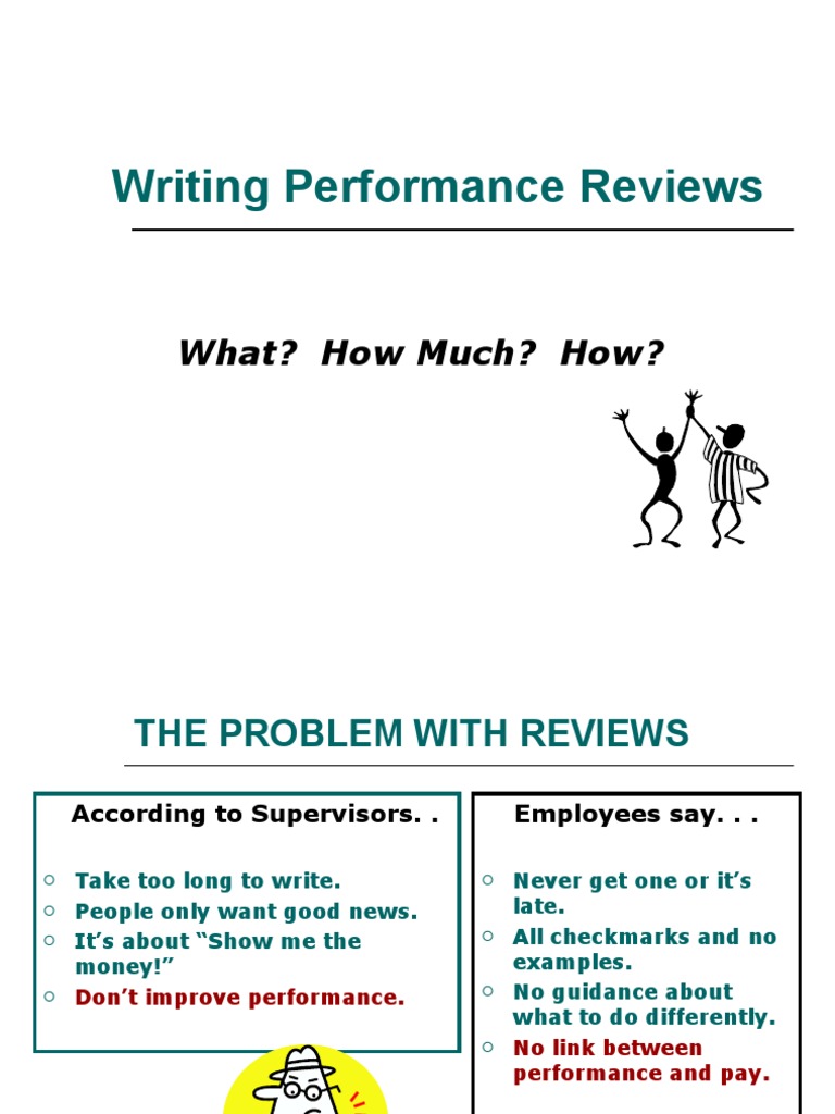 Writing Performance Reviews 9 2010 | PDF | Performance Appraisal ...