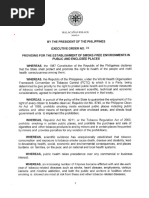 100% Smoke-Free Policy Memorandum | PDF | Tobacco Smoking | Addiction
