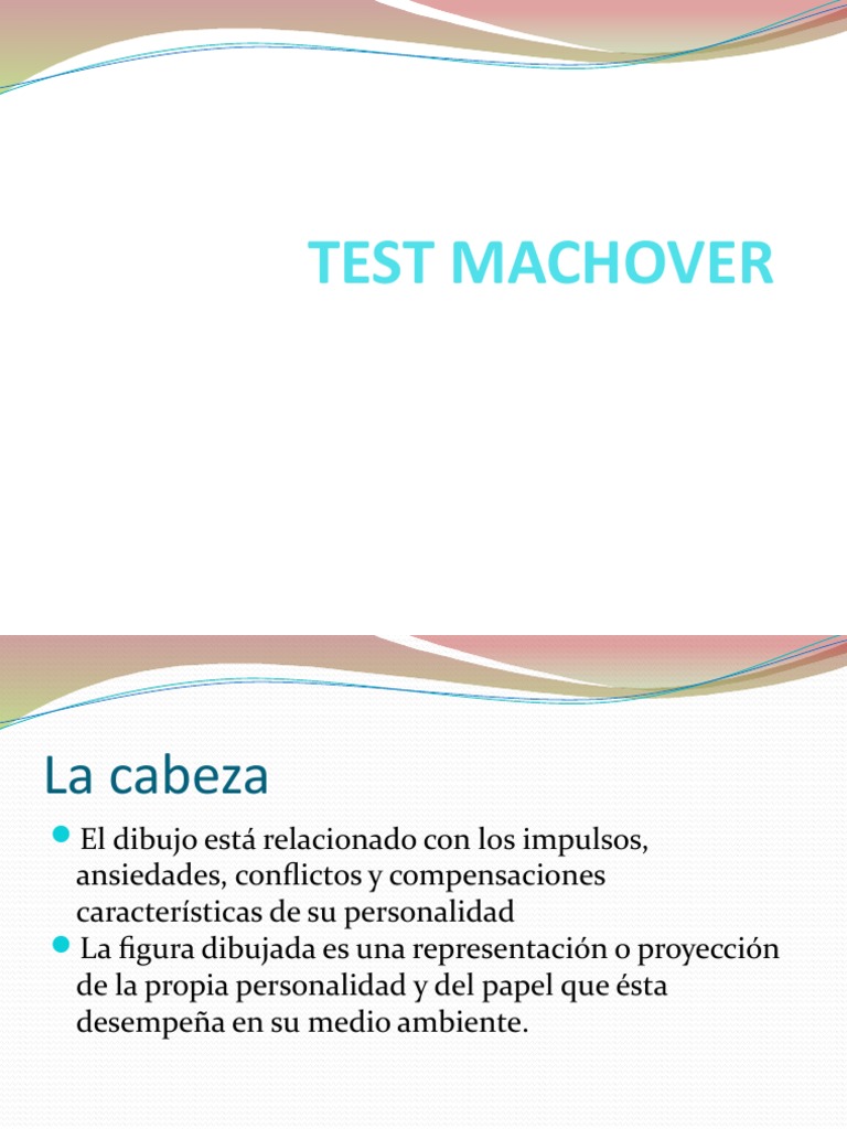 Análisis del Test de Machover | PDF | Expresión facial | Conceptos ...