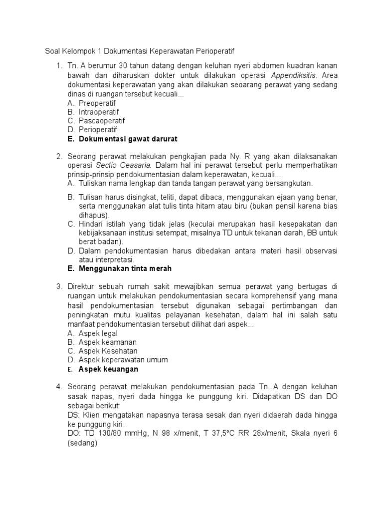 Soal Dokep 2 | PDF