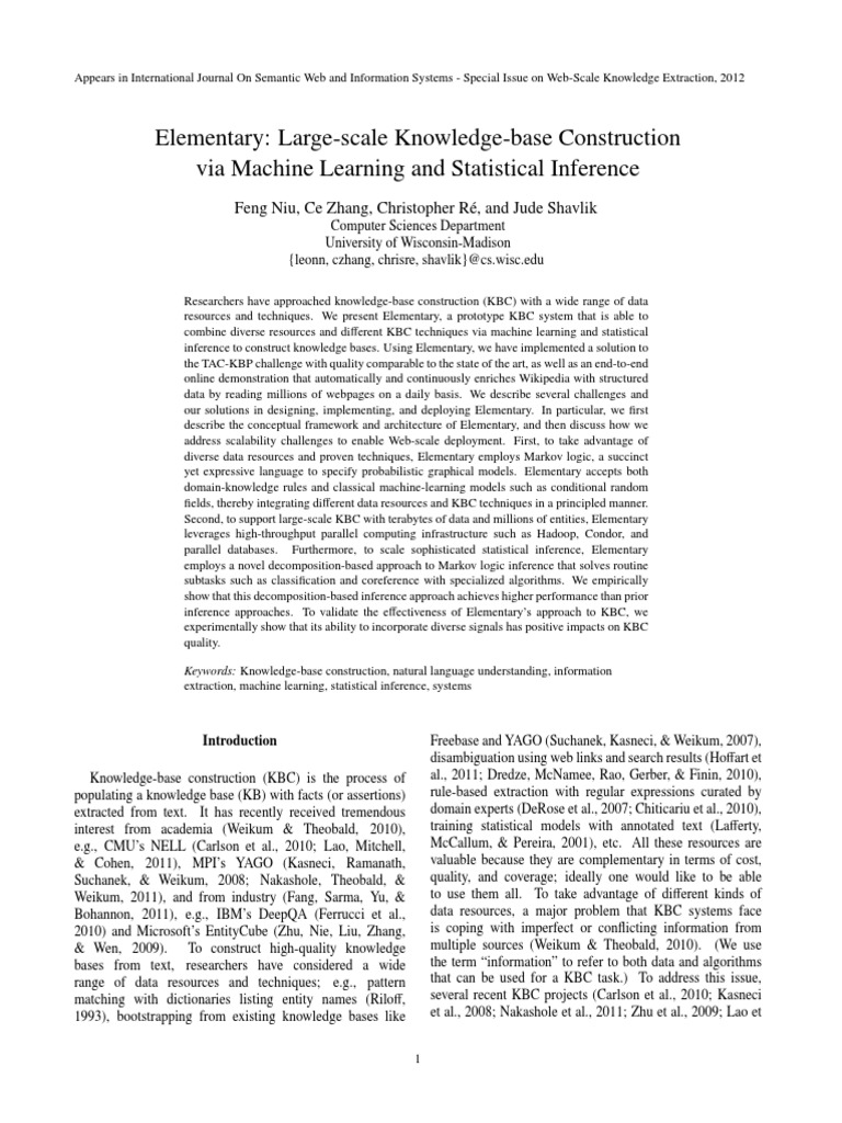 Elementary Journal | PDF | Machine Learning | Scalability