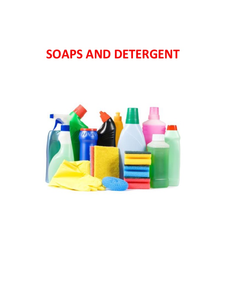 SOAPS AND DETERGENT.docx | Soap | Sodium Hydroxide