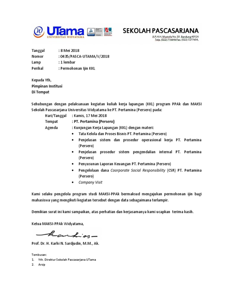 Contoh Proposal KKL | PDF