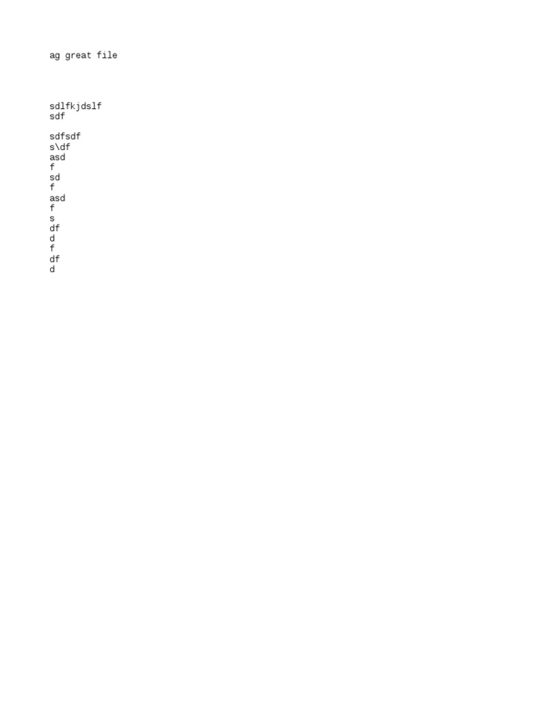 Gibberish | PDF