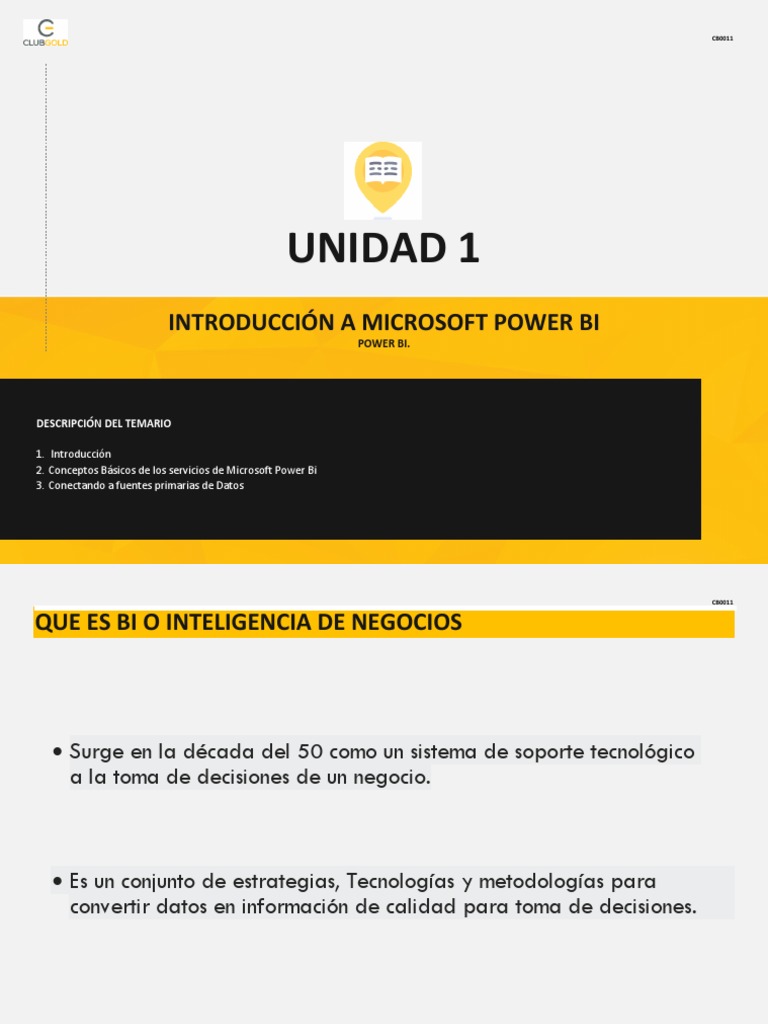 Introducción A Microsoft Power BI | PDF | Servidor SQL de Microsoft ...