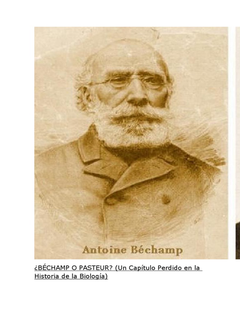Béchamp vs. Pasteur: Historia Oculta | PDF | Luis Pasteur | Vida