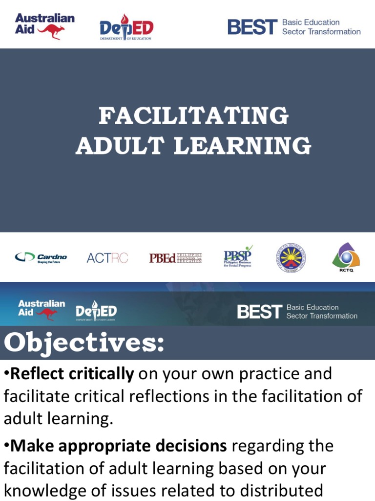 Adult Learning and 4as - Final | PDF | Adult Education | Education Theory