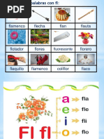 Aprendiendo A Leer 33 Fla, Fle, Fli, Flo, Flu | PDF