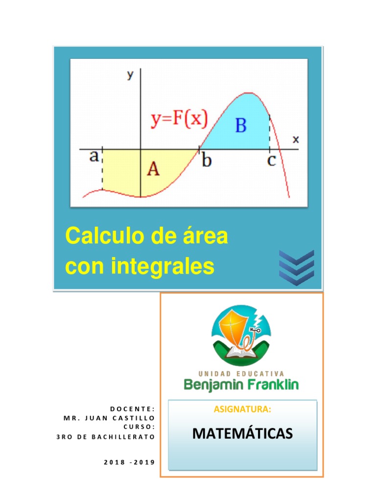 Integrales: Cálculo de Áreas | PDF | Integral | Funciones y mapeos