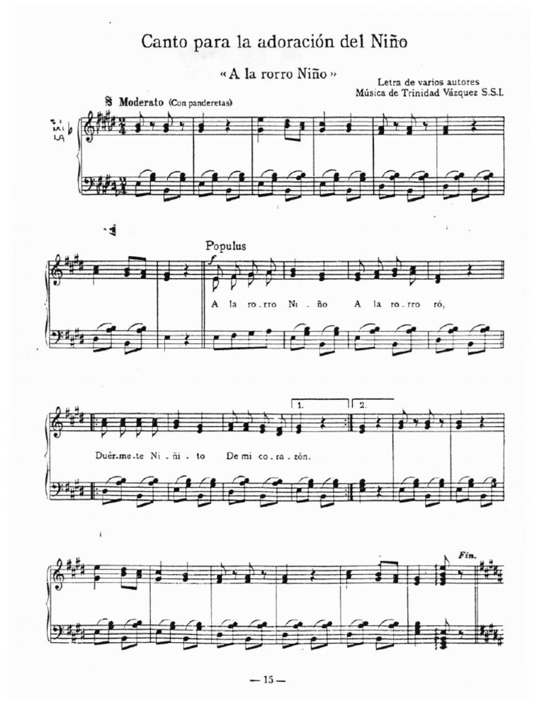 A La Rorro Niño | PDF