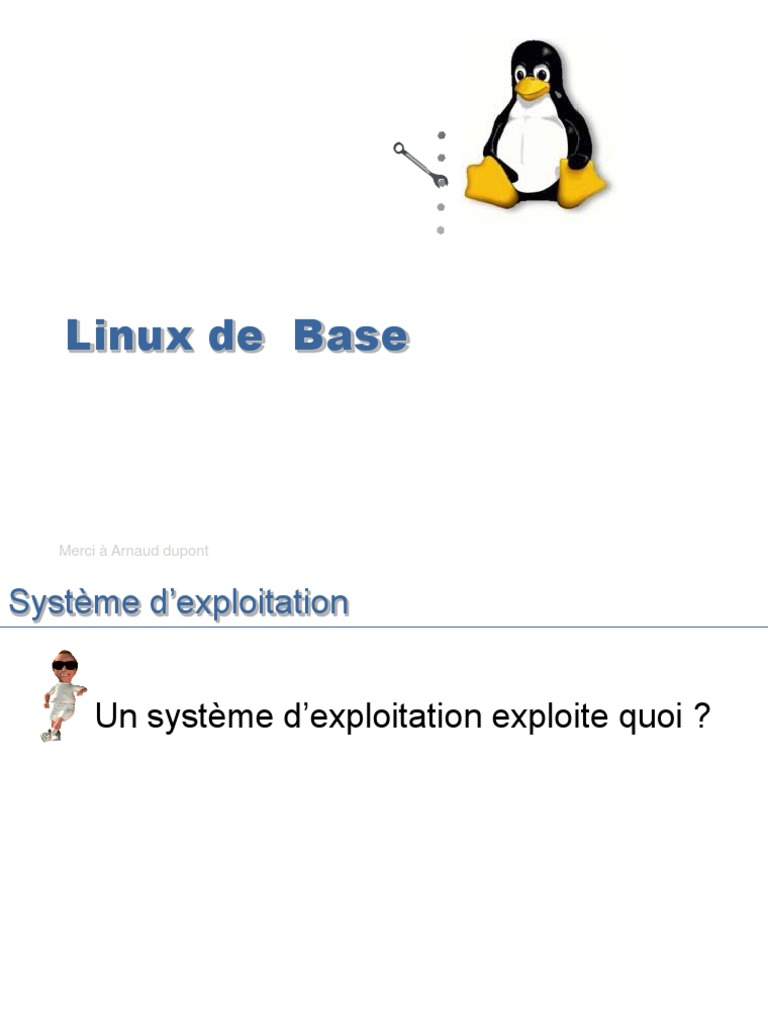 0079 Cours Linux Base | PDF | Système d'exploitation | Linux
