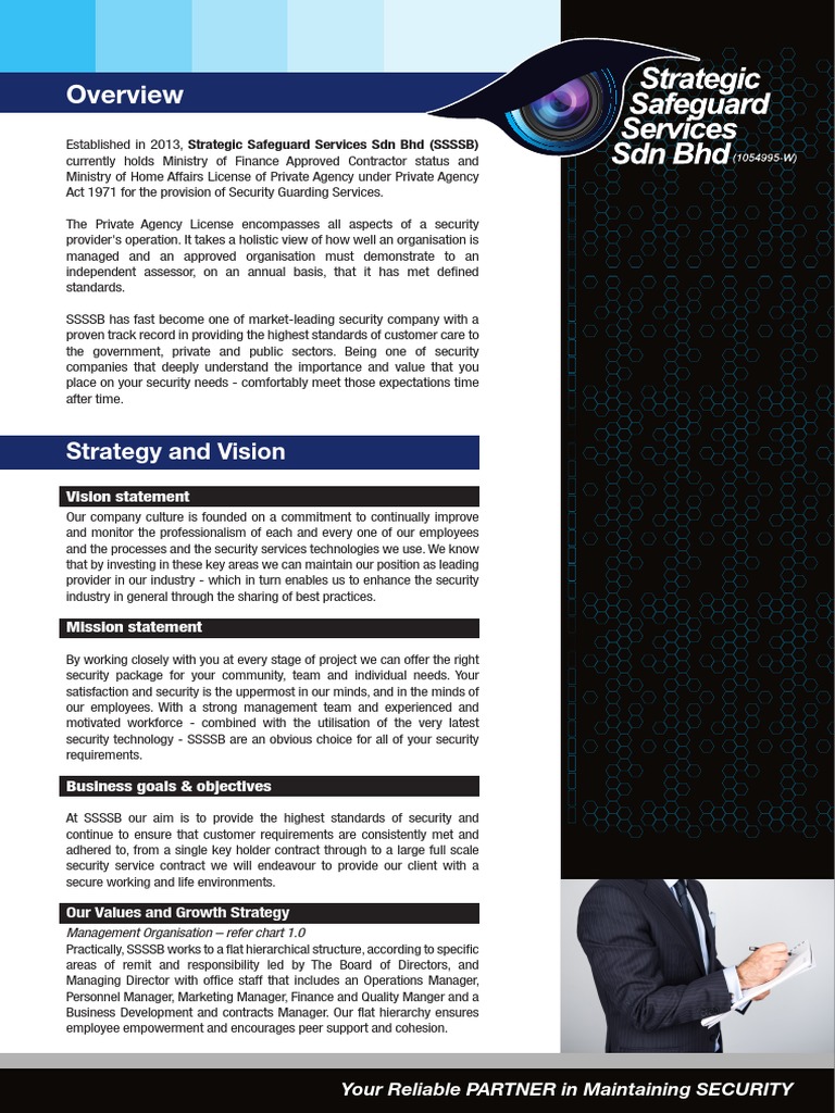 SSSSB Profile | PDF | Outsourcing | Safety