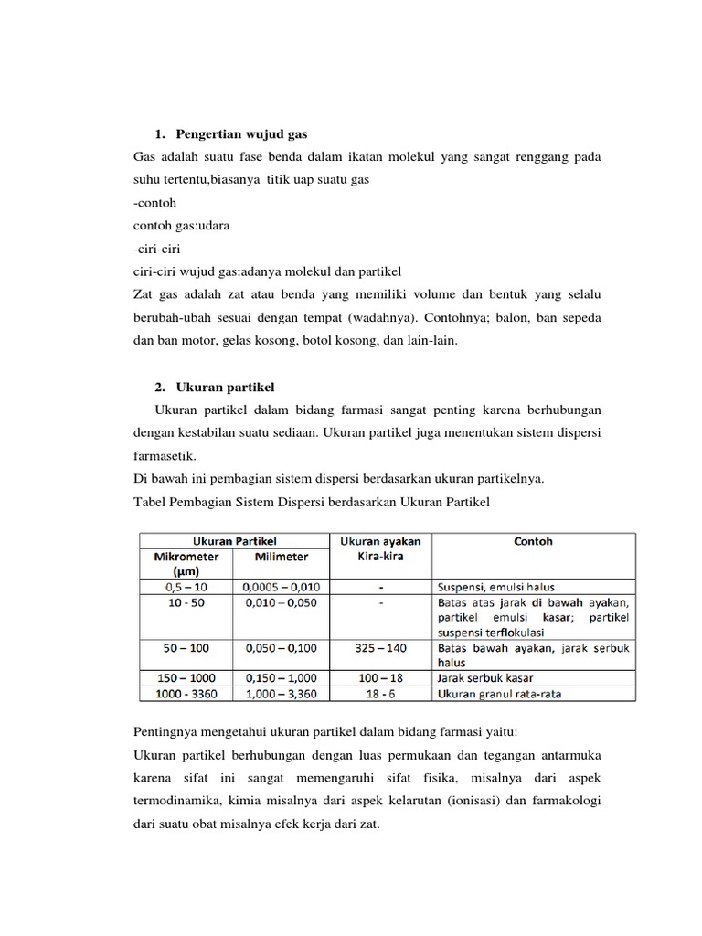 Pengertian Wujud Gas | PDF