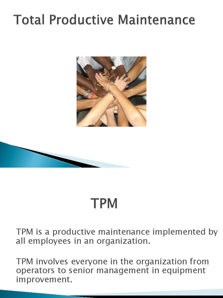 TPM | PDF | Reliability Engineering | Business