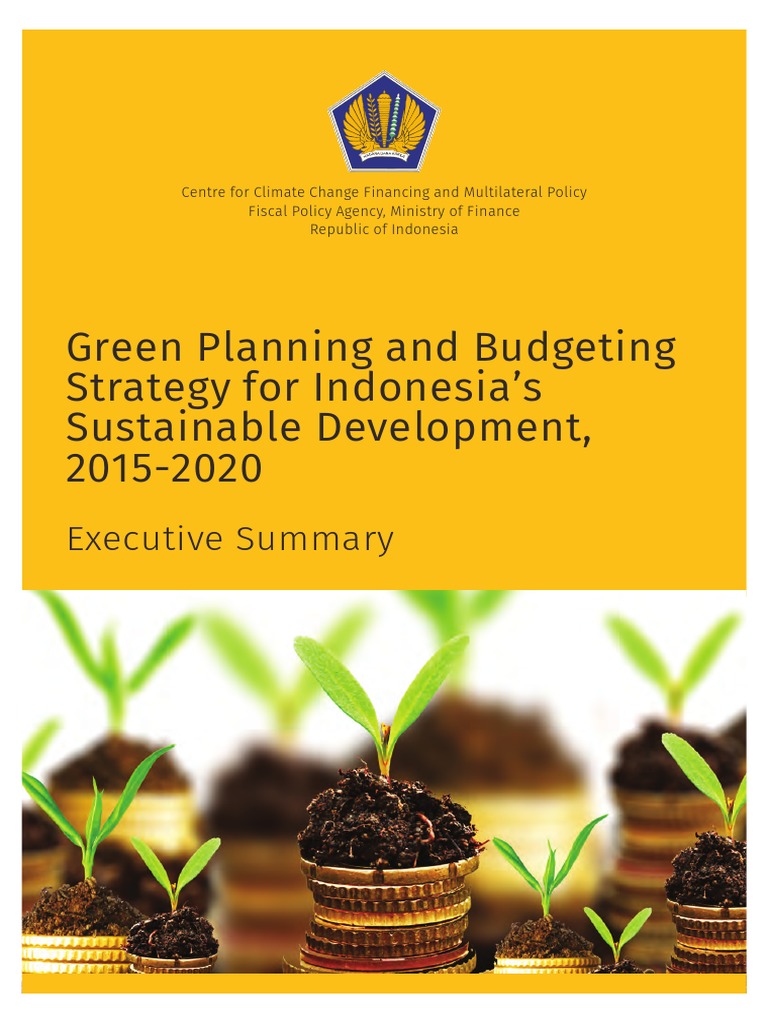 Green Planning and Budgeting Strategy For Indonesia's Sustainable ...