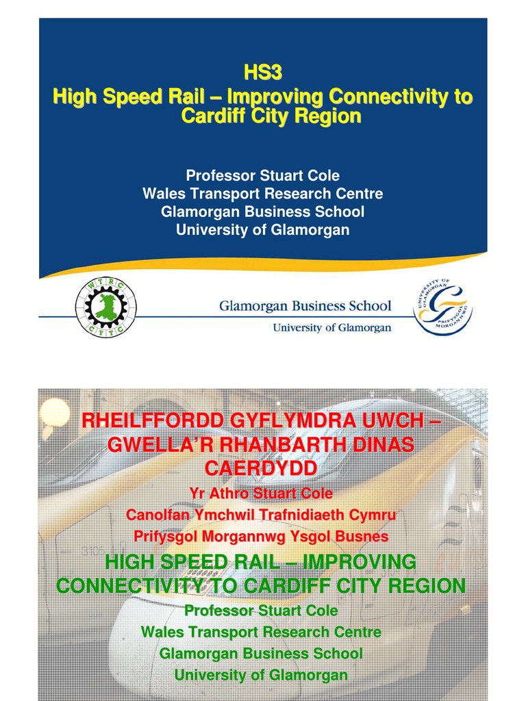 HSR Connecting Wales | PDF | Business | Science & Mathematics