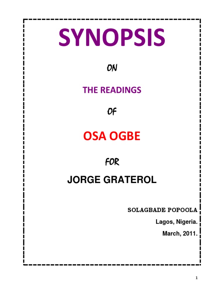 152 - Osa Ogbe - Old1 | PDF