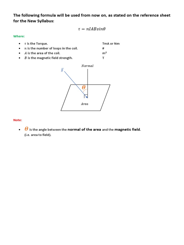 Physics 1 Torque Equation - Tam | PDF