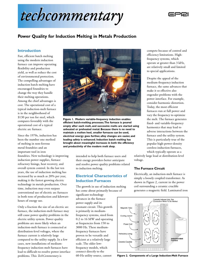 Coreless Induction Furnace PDF | PDF | Rectifier | Power Inverter