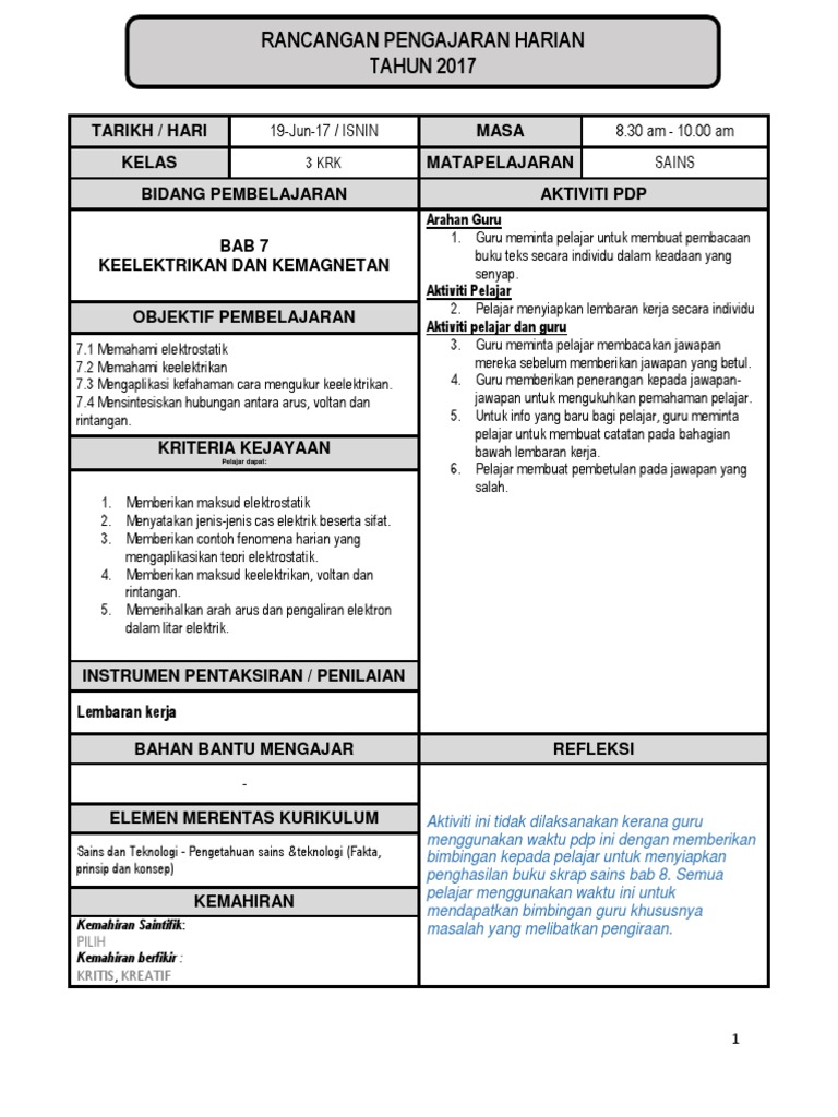 Buku Rekod Pentaksiran Bilik Darjah | PDF