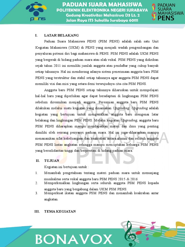 Proposal Upgrading 2017 | PDF