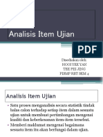 Analisis Item Indeks Kesukaran Dan Indeks Diskriminasi. | PDF