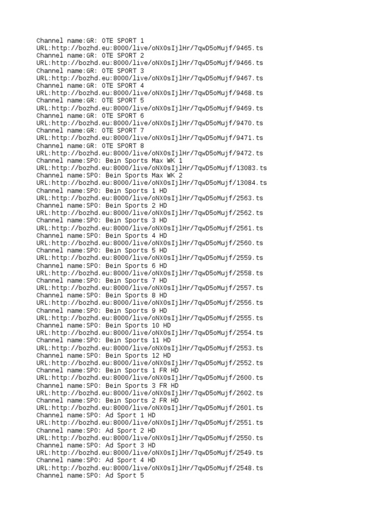 WebTV List | PDF | American Television Networks | Works About Sports