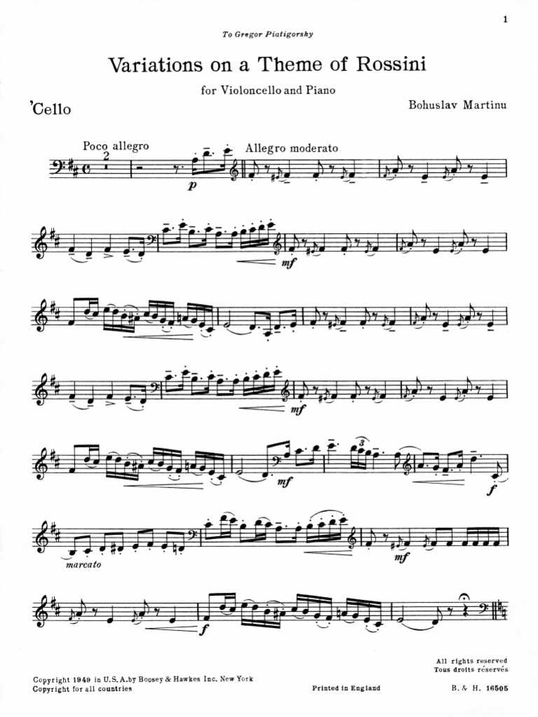 IMSLP489297-PMLP519442-Variations On A Theme of Rossini-B.martinu | PDF