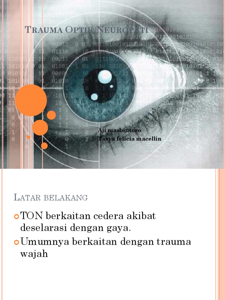 Trauma Optik Neuropati | PDF