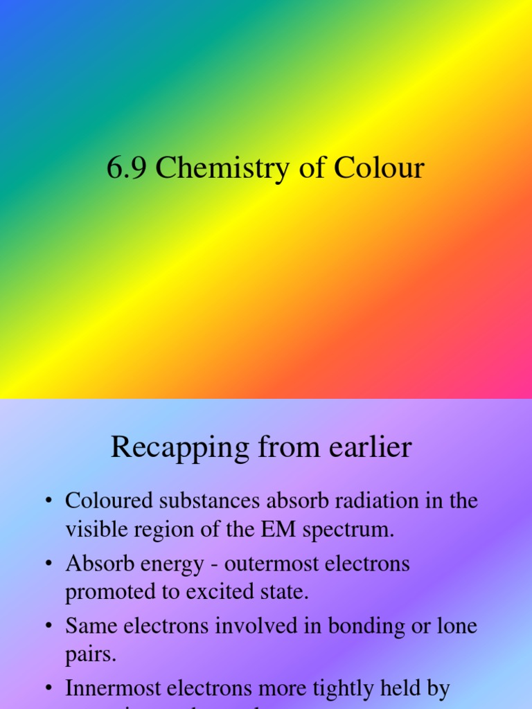 Color Chemistry | PDF | Science & Mathematics