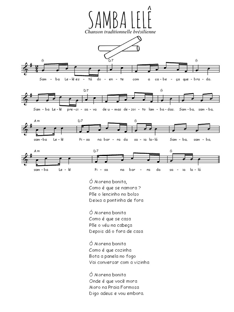 Traditionnel - Samba Lelê | PDF