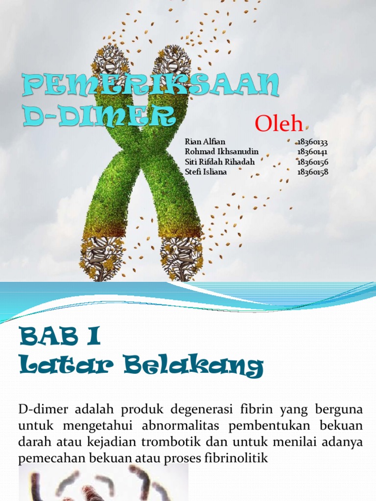 Pemeriksaan D Dimer | PDF