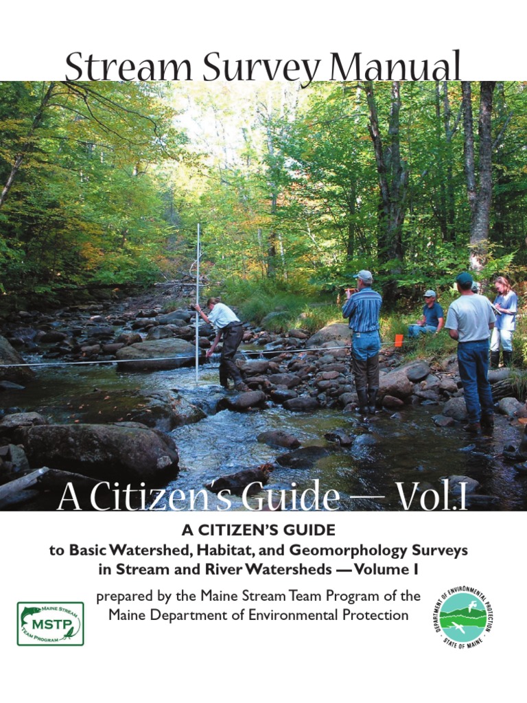 Stream Survey Manual: A Citizen's Guide - Vol.I | PDF | Surface Runoff ...