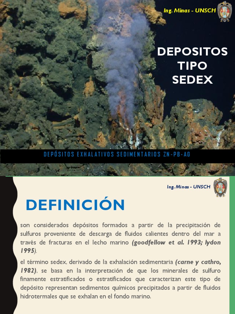 DEPÓSITOS TIPO SEDEX | Roca (geología) | Minerales