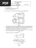 Practice Problemsfor Engineering Drawing II | PDF | Mechanical ...
